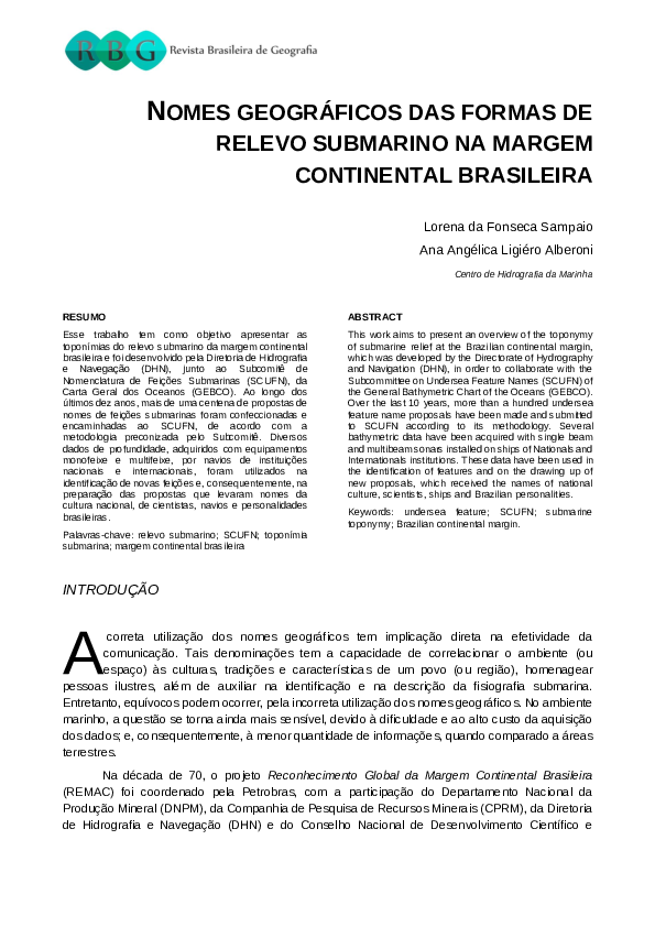(PDF) Nomes geográficos das formas de relevo submarino na margem ...