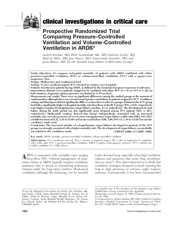 (PDF) Prospective Randomized Trial Comparing Pressure-Controlled ...