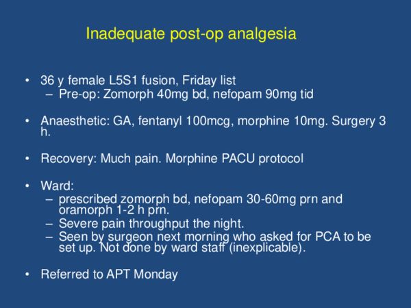 (PDF) Intravenous morphine and oxycodone for pain after abdominal surgery