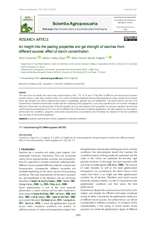 (PDF) An insight into the pasting properties and gel strength of starches from different sources ...