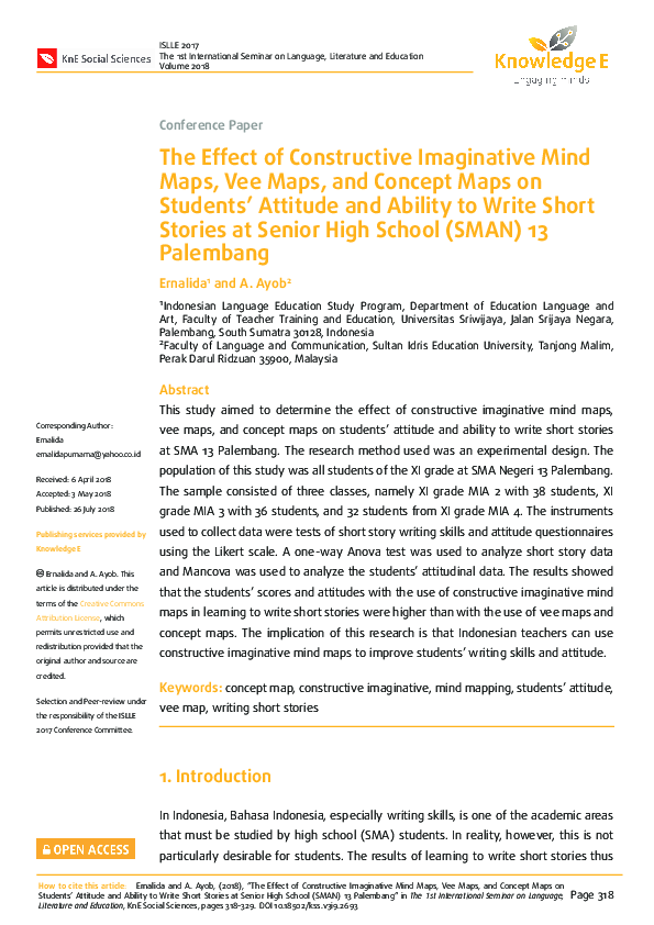 (PDF) The Effect of Constructive Imaginative Mind Maps, Vee Maps, and Concept Maps on Students ...