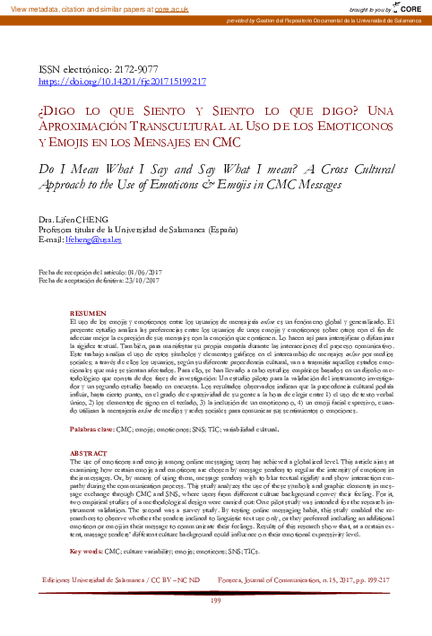 (PDF) Do I mean what I say and say what I mean? A cross cultural ap ...