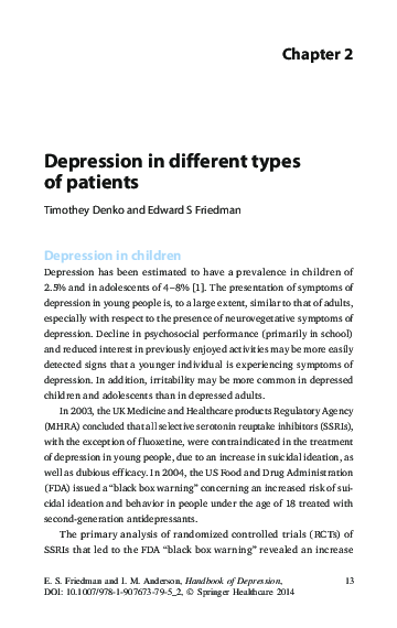 (PDF) Depression in Different Types of Patients