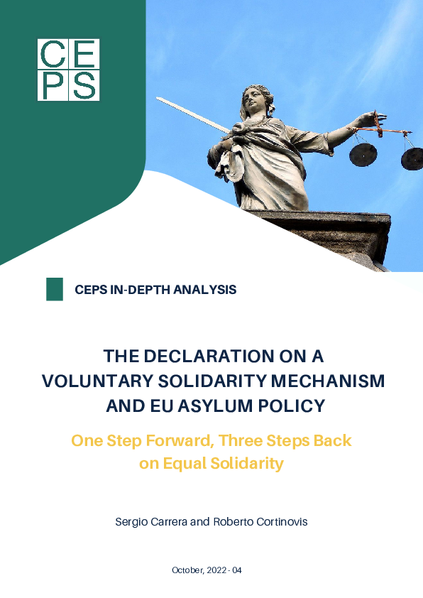 (PDF) The Declaration on a Voluntary Solidarity Mechanism and EU Asylum ...