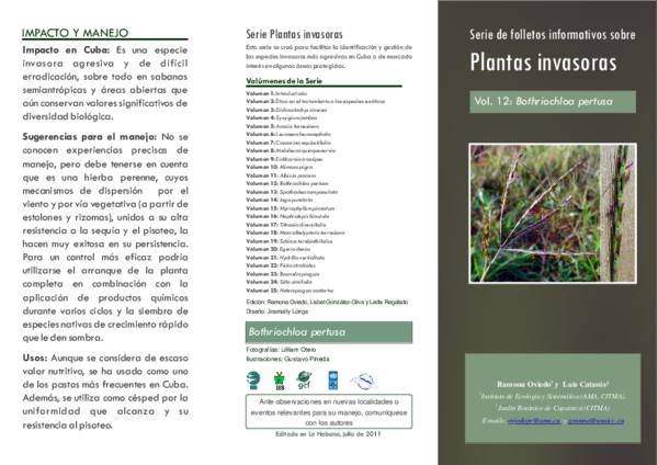 (PDF) Serie de folletos informativos sobre Plantas Invasoras | José ...