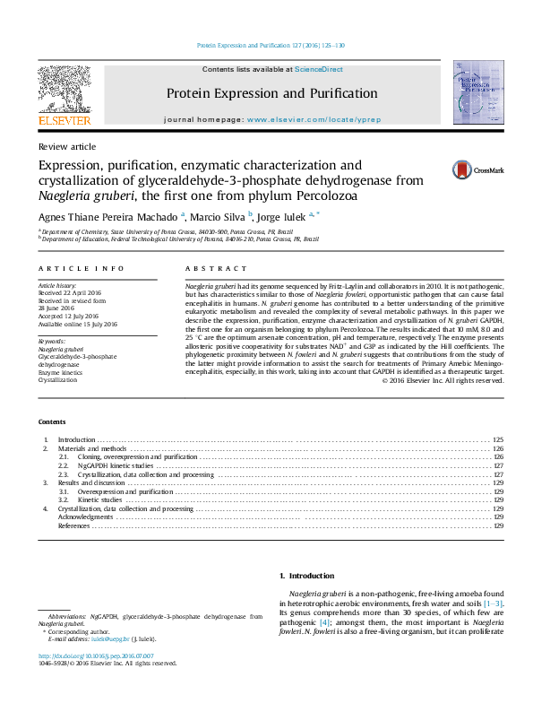(PDF) Expression, purification, enzymatic characterization and ...