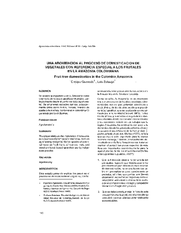 (PDF) Una aproximación al proceso de domesticación de Vegetales con ...