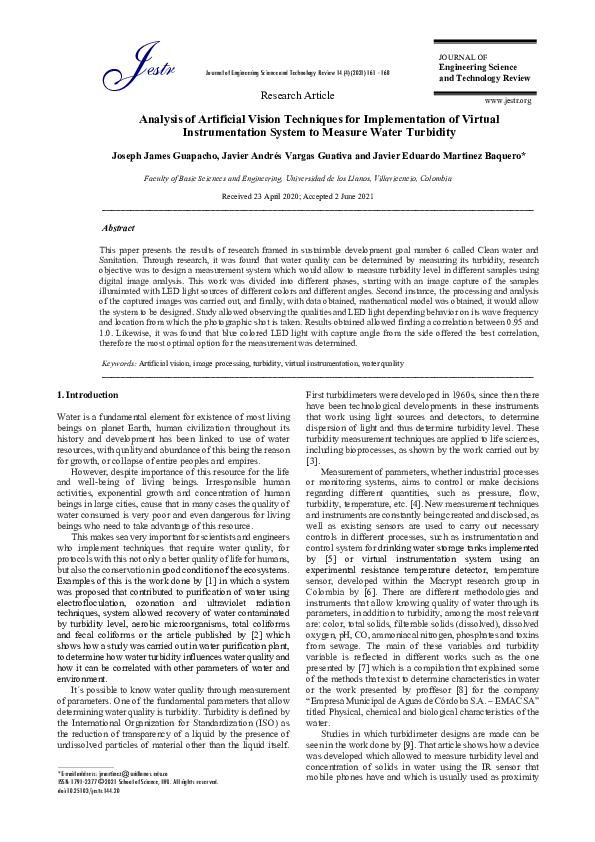 (PDF) Analysis of Artificial Vision Techniques for Implementation of Virtual Instrumentation ...