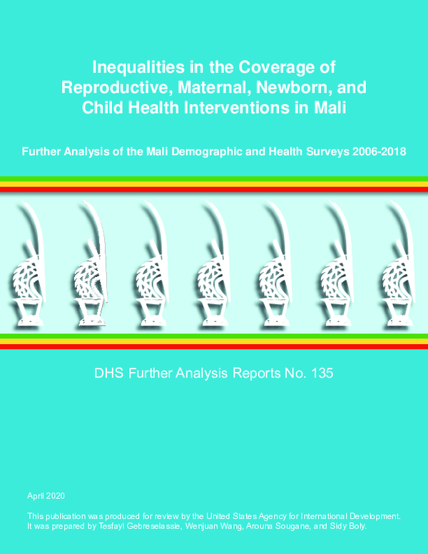 (PDF) Inequalities in the Coverage of Reproductive, Maternal, Newborn ...