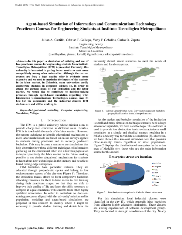 (PDF) Agent-based Simulation of Information and Communications Technology Practicum Courses for ...