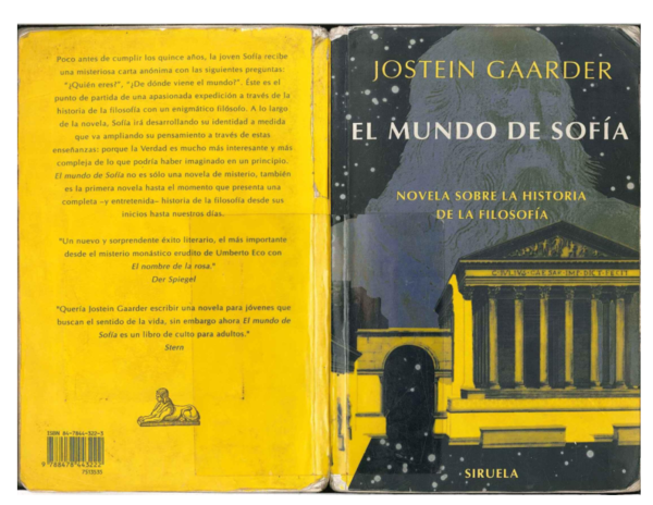 (PDF) El Mundo de Sofia de Jostein Gaarder