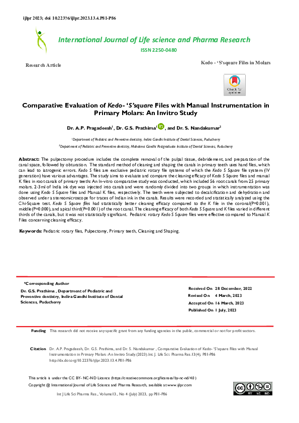 (PDF) International Journal of Life science and Pharma Research ...