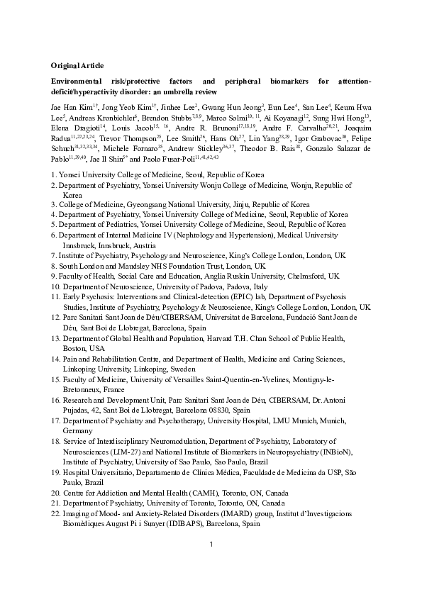 (PDF) Environmental risk factors, protective factors, and peripheral ...