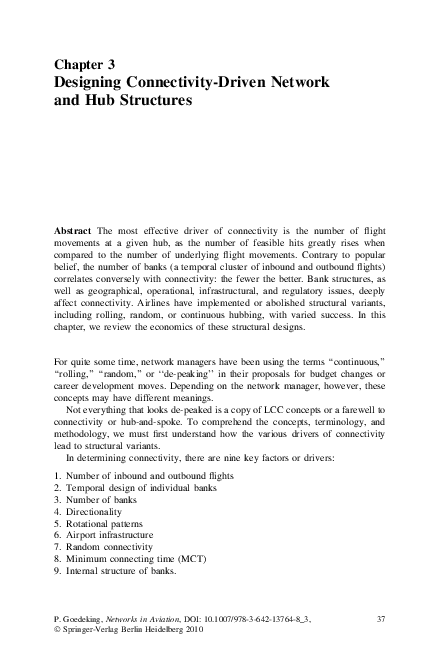 (PDF) Designing Connectivity-Driven Network and Hub Structures