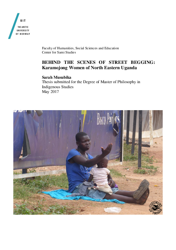 (PDF) Behind the scenes of street begging. Karamojong women of North ...