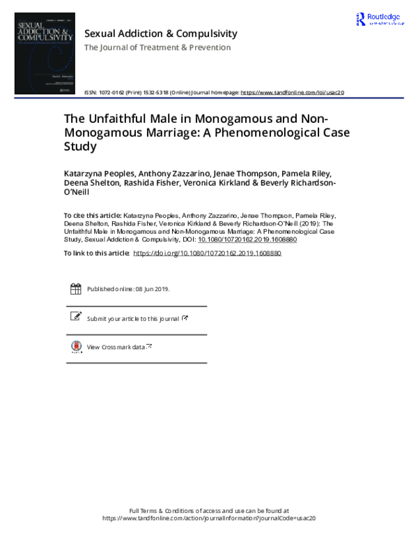 (PDF) The Unfaithful Male in Monogamous and Non-Monogamous Marriage: A ...