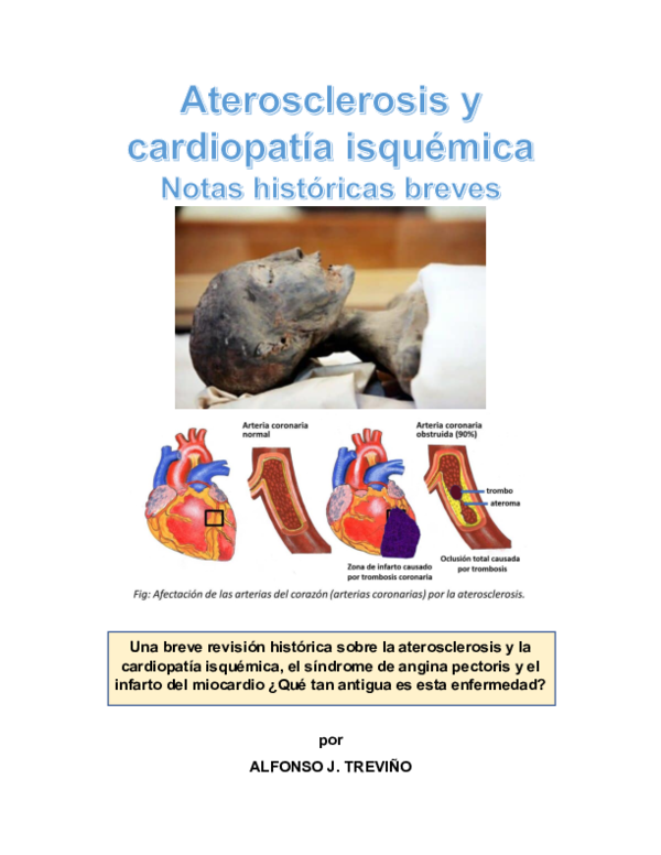 (PDF) Aterosclerosis y cardiopatía isquémica. Notas históricas breves
