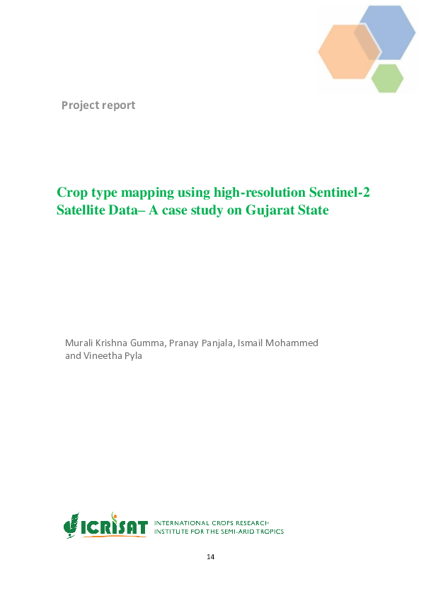 (PDF) Crop type mapping using high-resolution Sentinel-2 Satellite Data– A case study on Gujarat ...