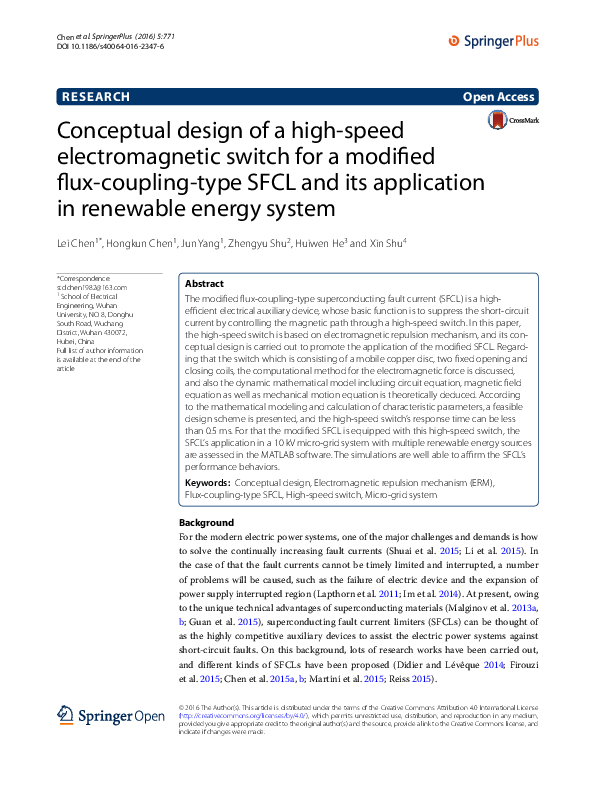 (PDF) Conceptual design of a high-speed electromagnetic switch for a modified flux-coupling-type ...