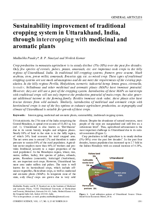 (PDF) Sustainability Improvement of Traditional Cropping System in ...