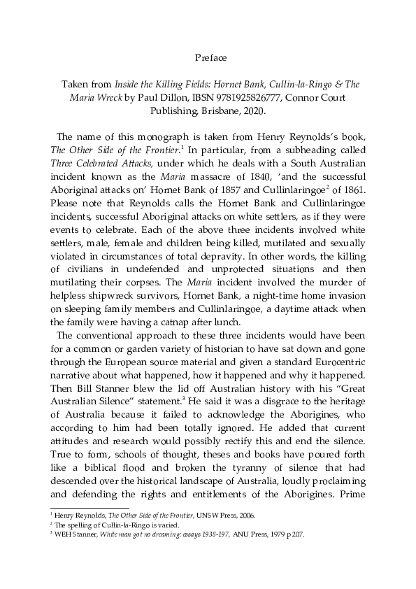 (DOC) Preface to Inside the Killing Fields: Hornet Bank, Cullin-la ...