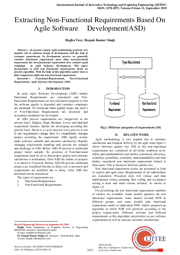 (PDF) Extracting Non-Functional Requirements Based On Agile Software Development(ASD)