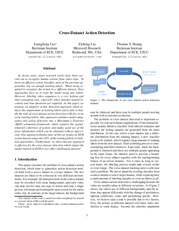 Pdf Cross Dataset Action Detection