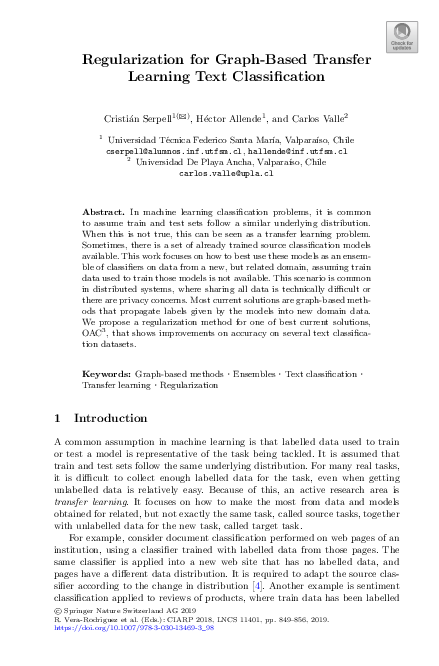 (PDF) Regularization for Graph-Based Transfer Learning Text Classification