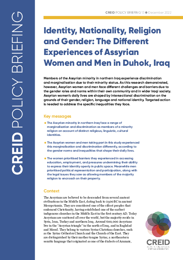 (PDF) Identity, Nationality, Religion and Gender: The Different ...