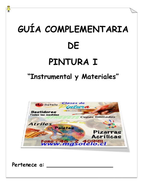 (PDF) Guia Complementaria de Aprendizaje en Pintura I