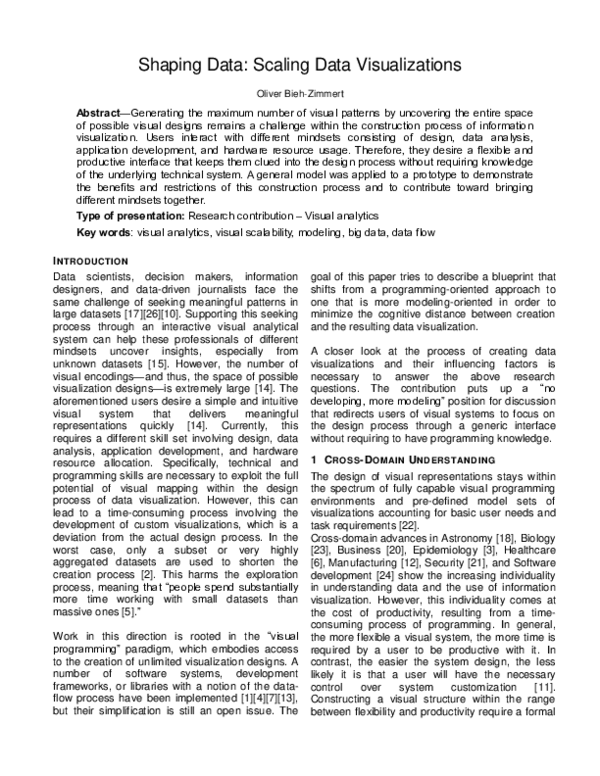 (PDF) Shaping Data : Scaling Data Visualizations