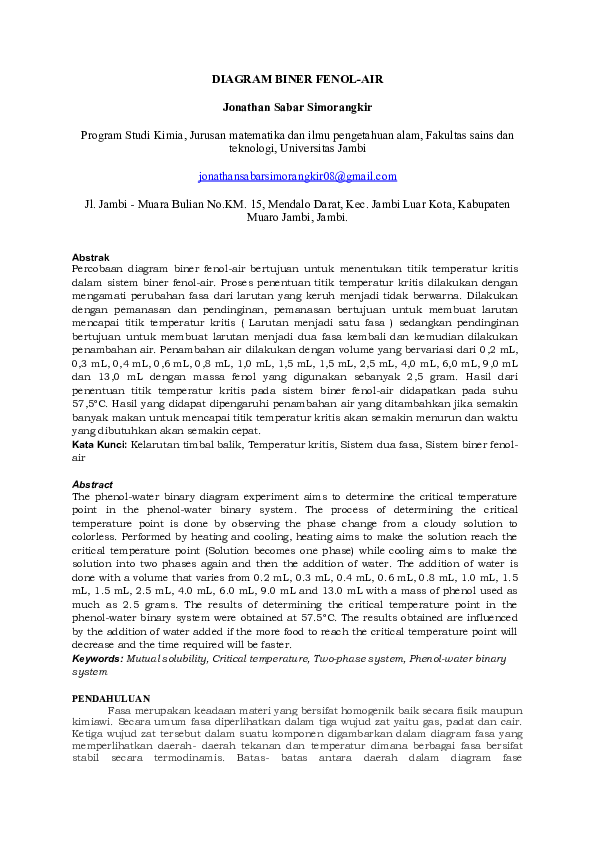 (DOC) DIAGRAM BINER FENOL-AIR
