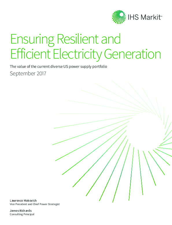 (PDF) Ensuring Resilient and Efficient Electricity Generation