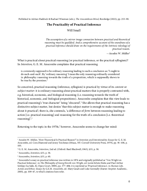 (PDF) The Practicality of Practical Inference