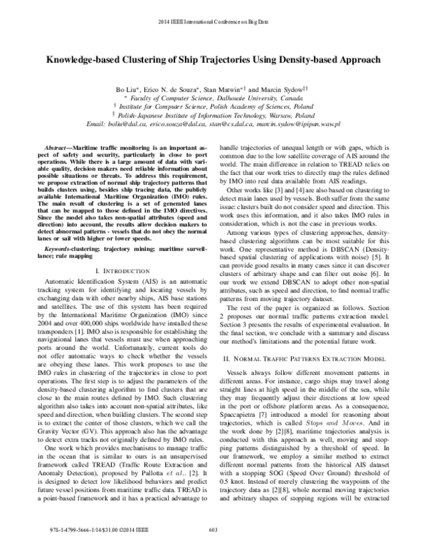 (PDF) Knowledge-based clustering of ship trajectories using density ...