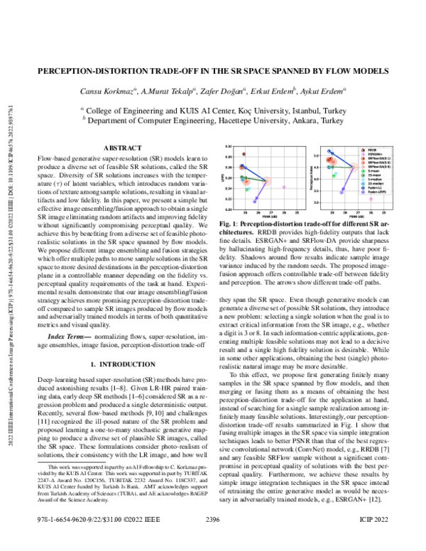 (PDF) Perception-Distortion Trade-Off in the SR Space Spanned by Flow ...