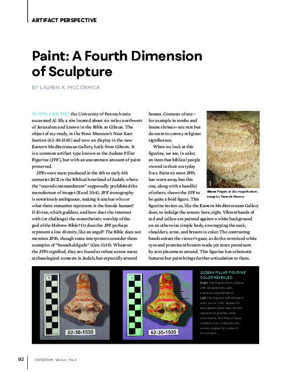 (PDF) Paint: A Fourth Dimension of Sculpture