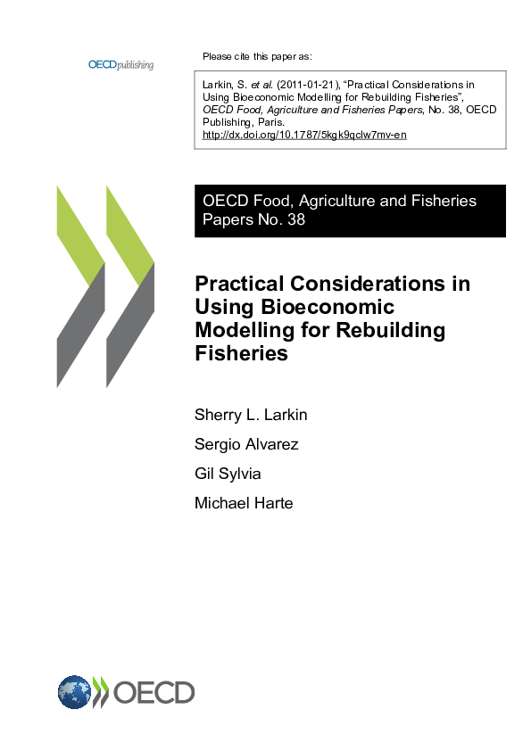 (PDF) Bioeconomic Modelling and Fisheries Management
