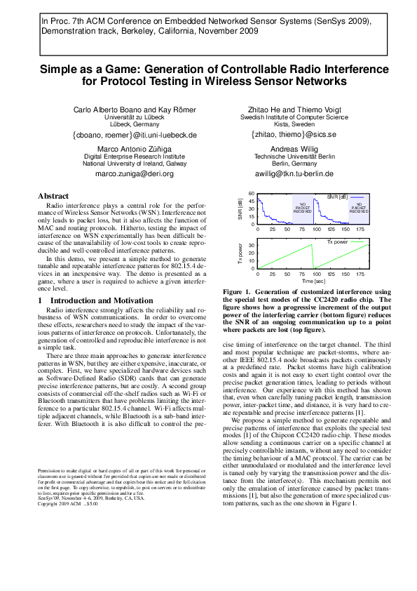 (PDF) Generation of controllable radio interference for protocol ...