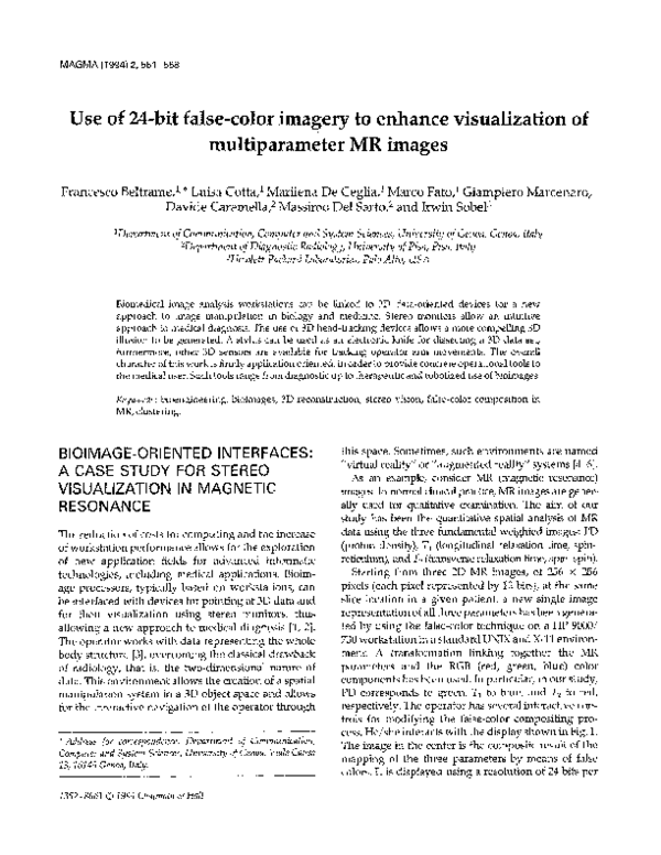 (PDF) Use of 24-bit false-color imagery to enhance visualization of ...