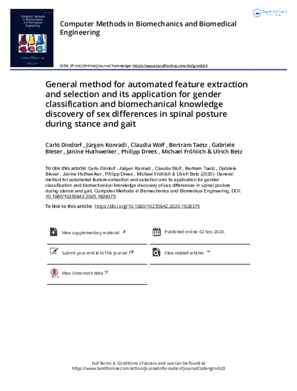 Pdf General Method For Automated Feature Extraction And Selection And
