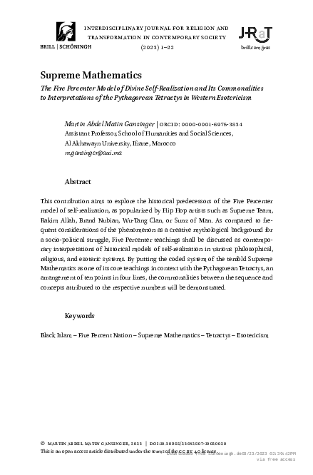 (PDF) Supreme Mathematics