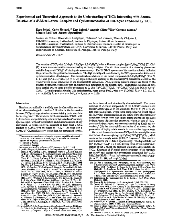 (PDF) Experimental and Theoretical Approach to the Understanding of ...