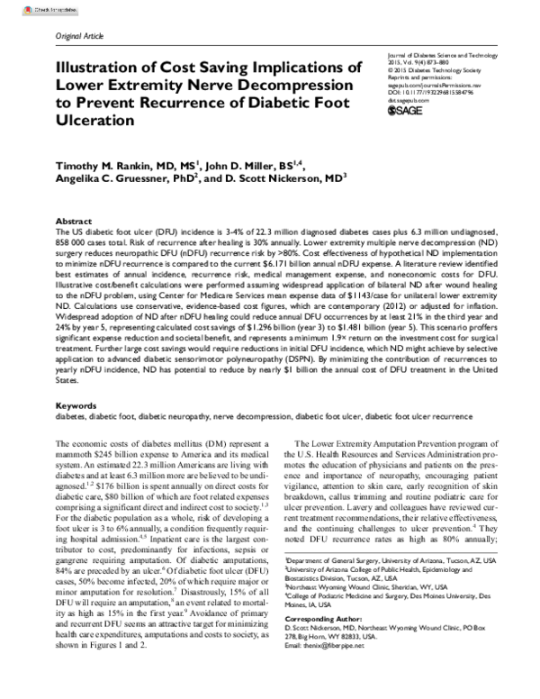 (PDF) Illustration of Cost Saving Implications of Lower Extremity Nerve ...