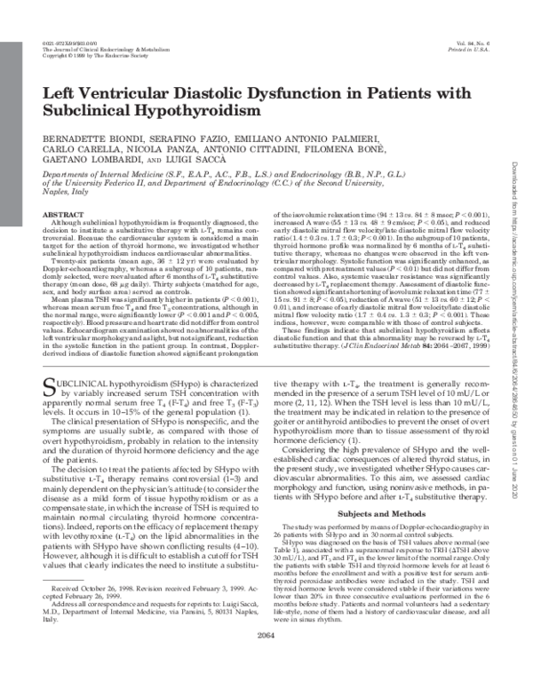 (PDF) Left ventricular diastolic dysfunction in patients with bronchial ...