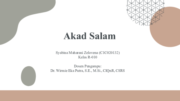 (PPT) PPT Akad Salam