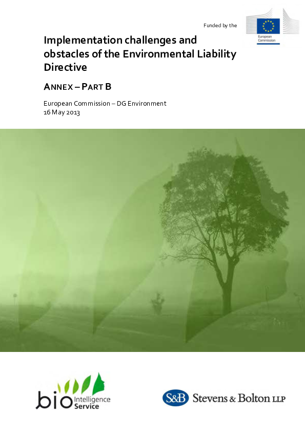 (PDF) Implementation challenges and obstacles of the Environmental ...