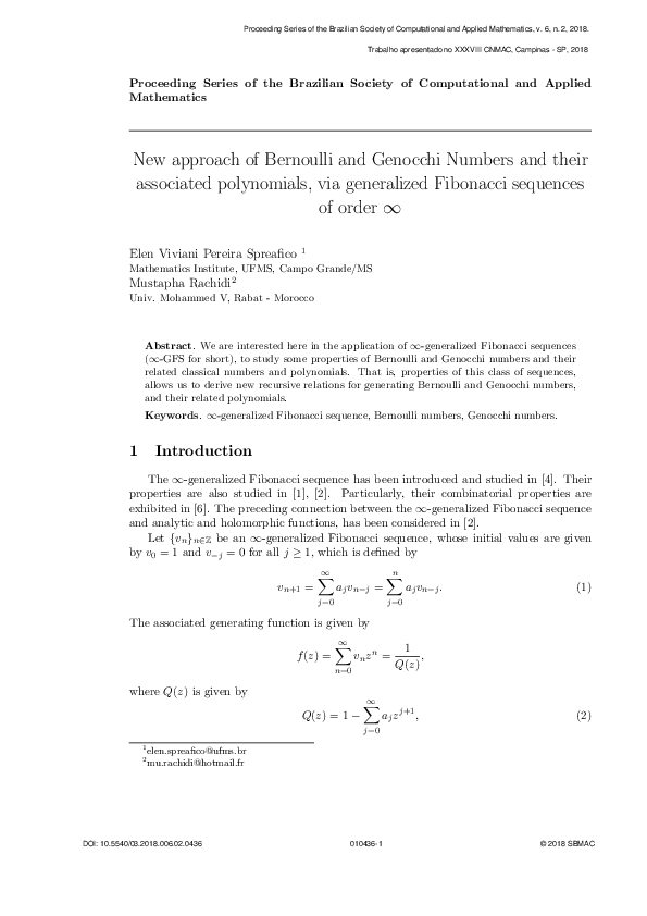 Pdf New Approach Of Bernoulli And Genocchi Numbers And Their Associated Polynomials Via