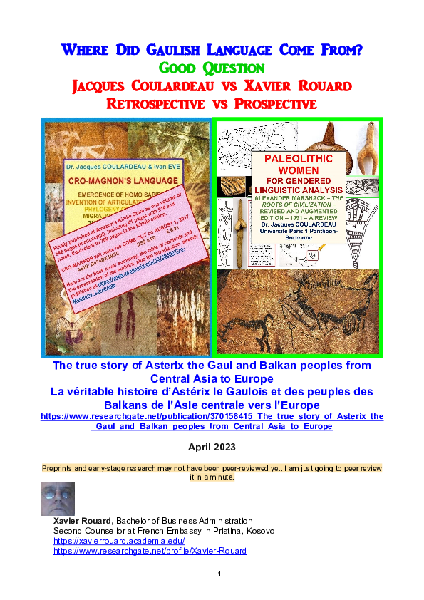 (PDF) Where Did Gaulish Language Come From?