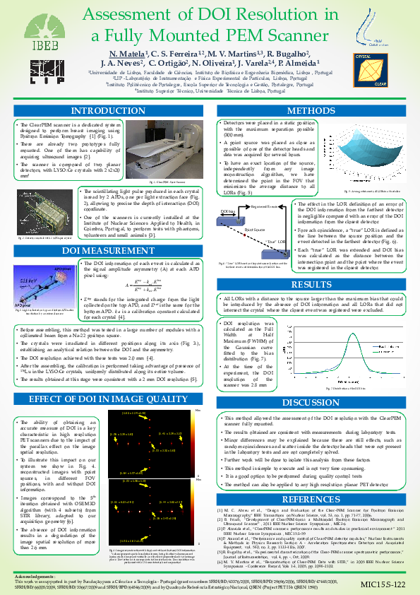 (PDF) Assessment of DOI resolution in a fully mounted PEM scanner ...